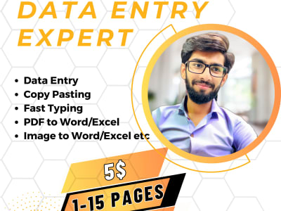 A fast data entry, data entry beginner, copy paste job & typing jobs done | Upwork