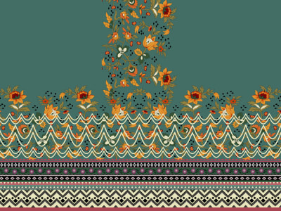 Textile pattern design for ready to print | Upwork