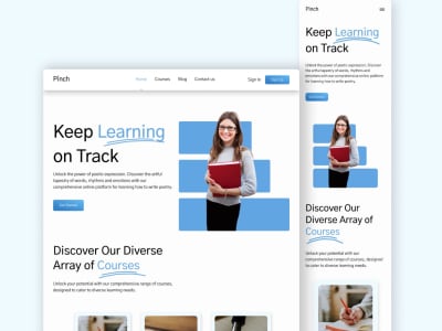 Responsive web design with a user-friendly interface | Upwork