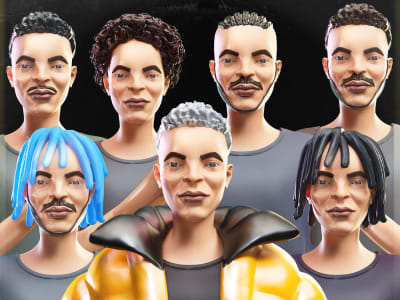 3D Low poly (Cartoon) Character | Upwork