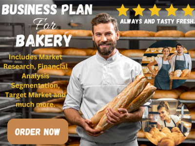 A Professional Bakery Business Plan,Market Research,SBA loan,Grant ...