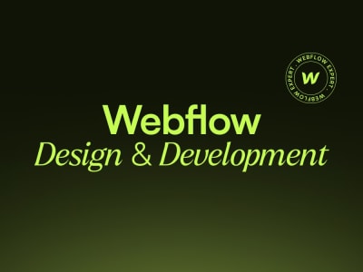 Complete Webflow website, designed and developed by a Webflow Expert | Upwork