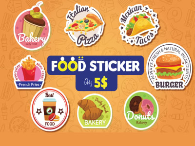 A cute food sticker and illustration for you | Upwork