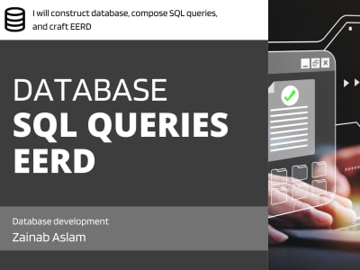 Designed database, composed SQL queries, and crafted EERD | Upwork