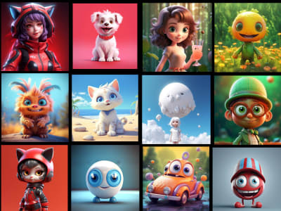 Disney-style cartoon art and avatars using Midjourney | Upwork