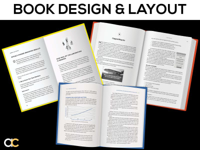 A modern and polished design and layout for your book | Upwork