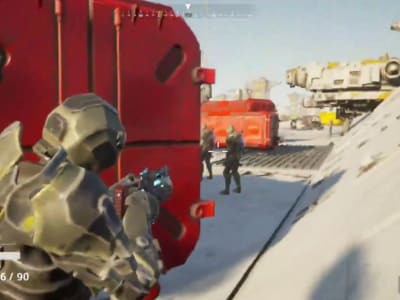 Hyperrealistic Sci-Fi Third Person Shooter Game with Advanced features ...