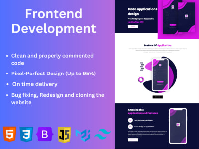 A pixel-perfect Front-end development | Upwork