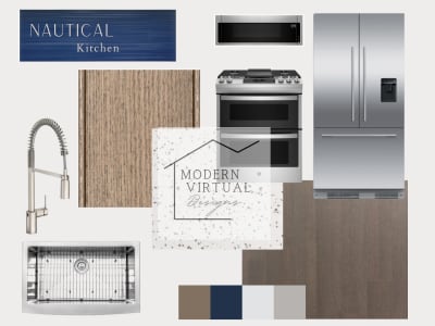 A concept board to help you visualize your kitchen remodel | Upwork