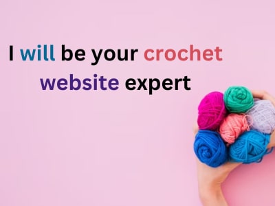Crochet website or crocheting product site, yarn shop, or crocheting ...