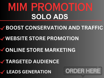 Solo ads and active MLM Leads Network Marketing Promotion. | Upwork
