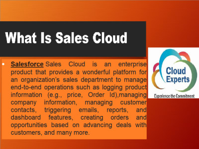 A Reliable Sales Cloud Platform to Automate Your Sales Process | Upwork