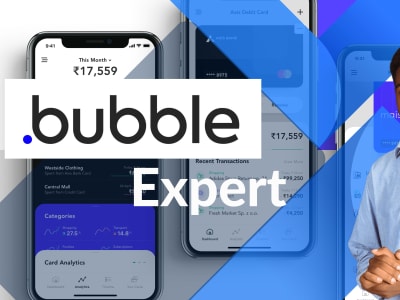 Bubble website, bubble, bubble io, bubble app, bubble developer | Upwork