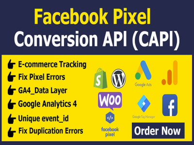 Facebook conversion API and FB pixel tracking with GTM | Upwork