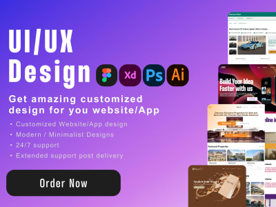 Website Landing Page UI UX design in Figma | Adobe XD | Upwork