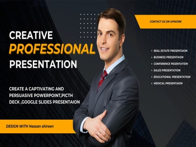 Professional Powerpoint, pitch deck and google slides presentation | Upwork