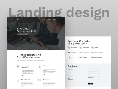 Design a high-conversion landing page in Figma | Upwork