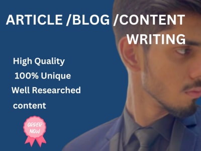 High-quality and Unique Article | Blog | Content - Articles and Blog ...