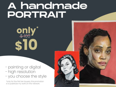 An artistic handmade portrait, you choose the style | Upwork