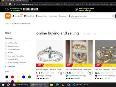 A business website using html and css. | Upwork