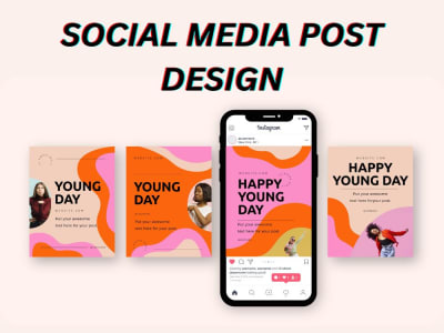 Social media post design in canva | Upwork