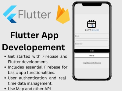 Flutter App with Firebase, API integrations and publish on play store | Upwork