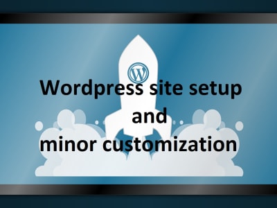 A basic Wordpress website/blog created for you (with basic customization) | Upwork