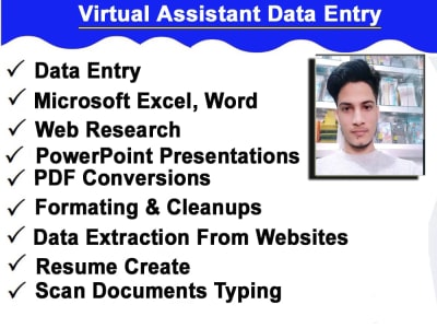data entry, copy-paste, excel, word, typing, PDF converting web research | Upwork