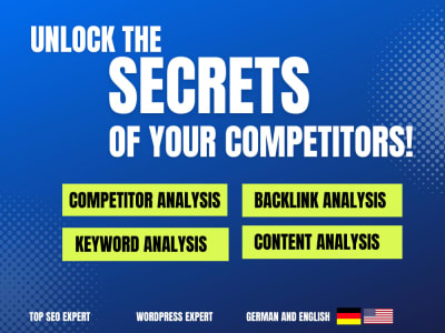SEO Competitors Analysis | Search Engine Optimization | SEO Expert | Upwork