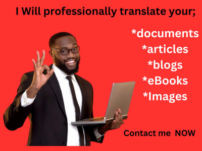 Professional and accurate document translation in 24 hours | Upwork