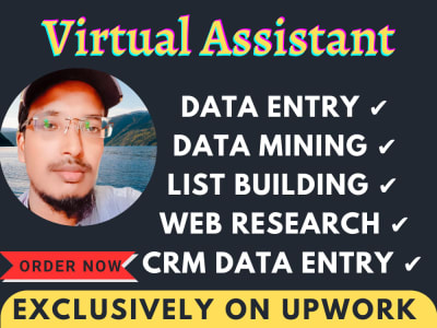 Data entry, web research, typing, copy paste & data mining | Upwork