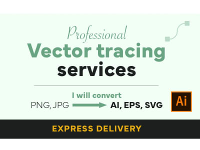 A high-quality vector file traced from your low quality image or logo ...