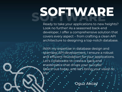 API design,development and Database design,development | Upwork