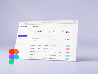 A custom UX/UI Dashboard/Admin/CRM Design | Upwork