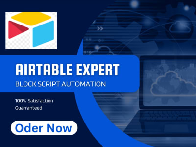Airtable base setup for different views, Airtable automation, and interface | Upwork