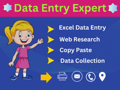 Data entry for b2b and b2c lead generation | Upwork