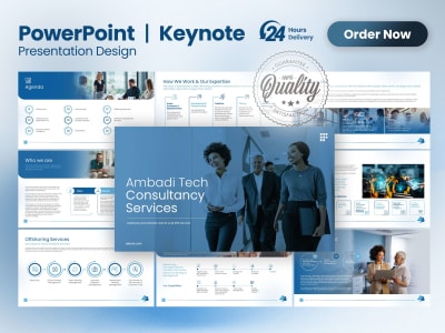 Designed Powerpoint/Keynote Presentation Editable slides | Upwork