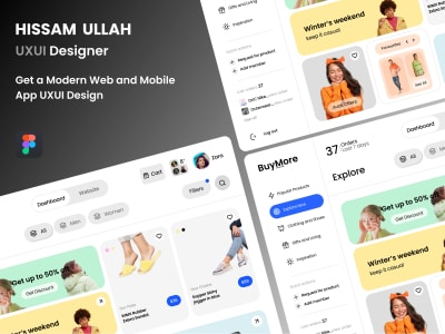 A Modern Web and Mobile app UX/UI Design | Upwork