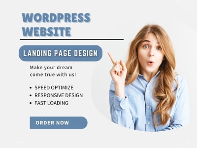 A responsive landing page|wordpress landing page designer with elementor | Upwork
