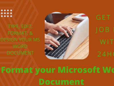 Accurate Typing & Formatting using Microsoft Word and other data entry ...