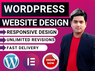 Responsive WordPress website design using elementor pro | Upwork