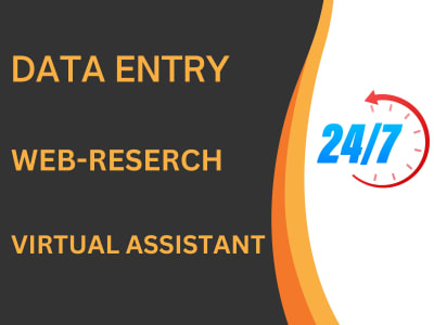 Perform data entry and provide virtual assistant services. | Upwork