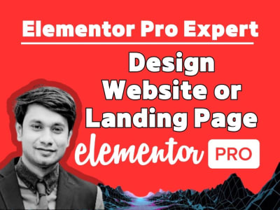 Elementor landing page, Elementor website design with Elementor pro | Upwork