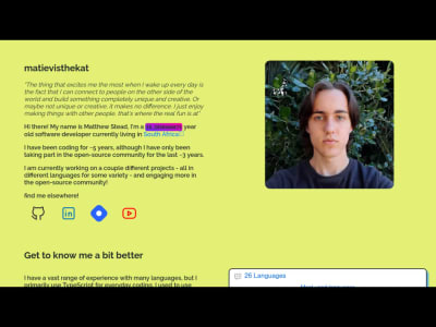 A single-page website built with React | Upwork
