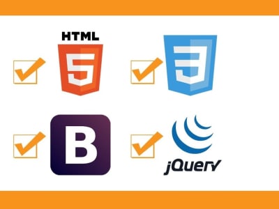 Web and Friendly Responsive Design with html css bootstrap and ...