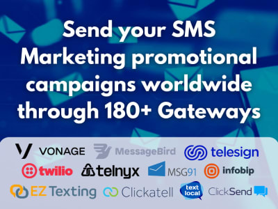 Bulk SMS marketing platform to send bulk sms text messages | Upwork