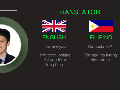A 500 words translation from English to Filipino | Upwork