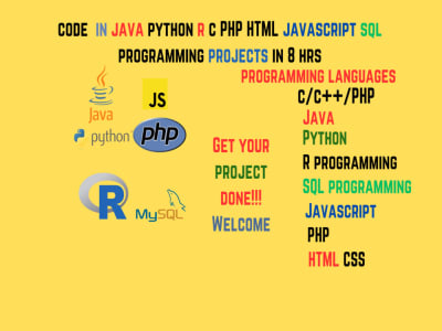 Programmer for Java Python R SQL Javascript PHP C C++ C# projects | Upwork