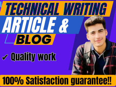 Professional Technical Writer For All Your English Content Needs | Upwork
