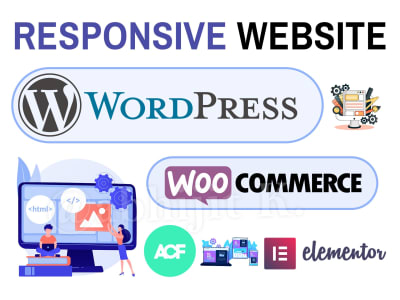 Responsive WordPress website with woocommerce elementor pro | Upwork